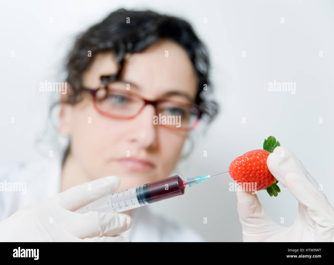 young woman scientific Stock Photo - Alamy
