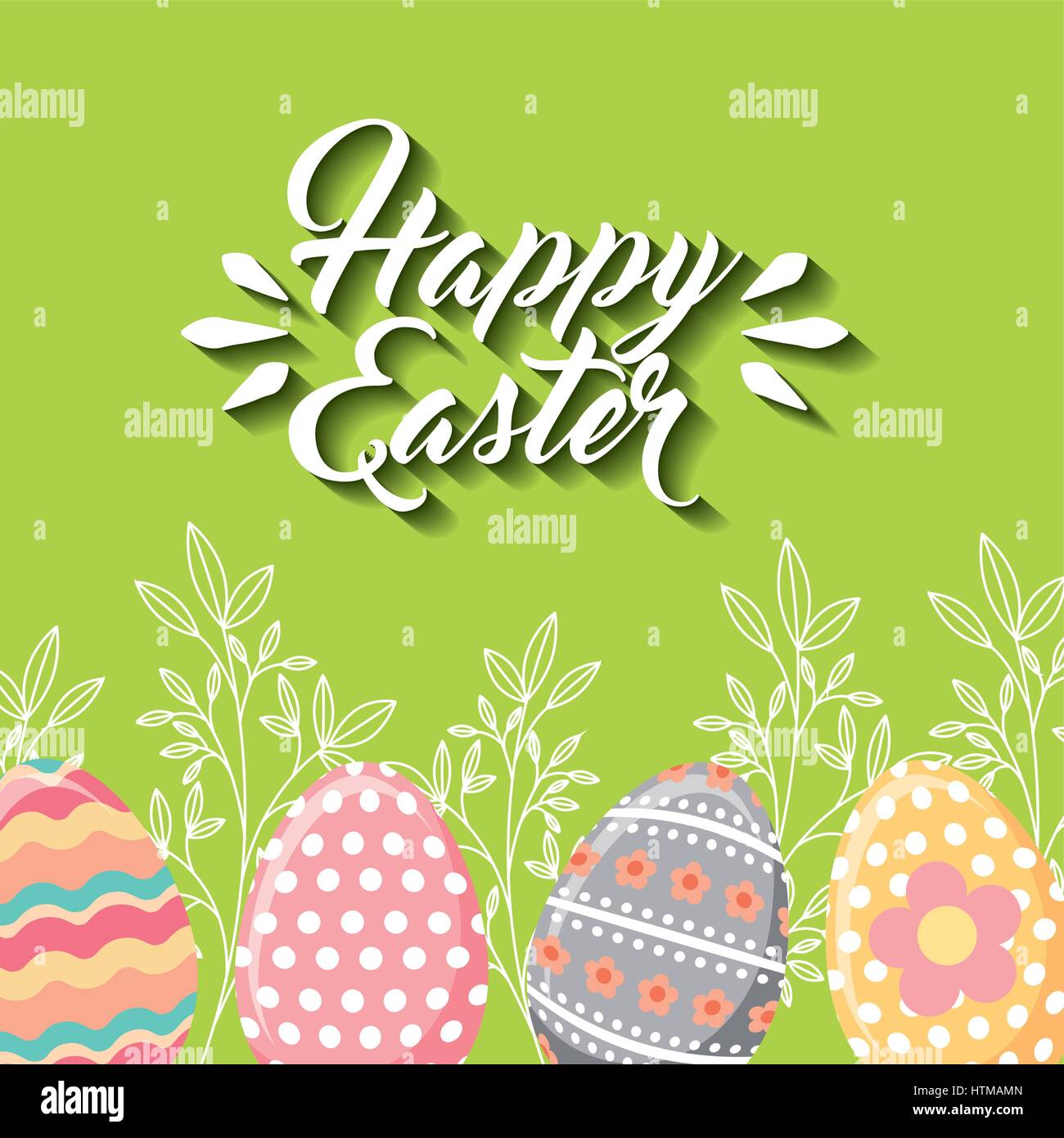 happy easter design Stock Vector Image & Art - Alamy