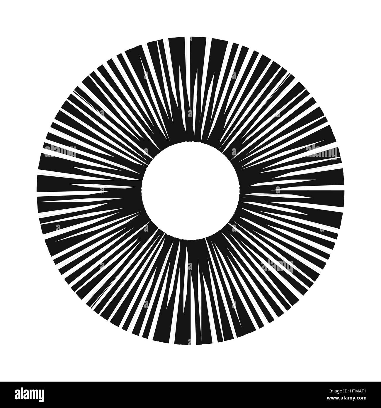 Starburst sunburst radial radiating lines Black and White Stock Photos ...