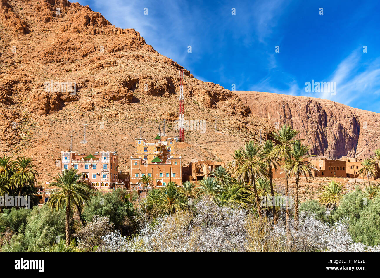Oasis of the Todra River at Tinghir, Morocco Stock Photo - Alamy