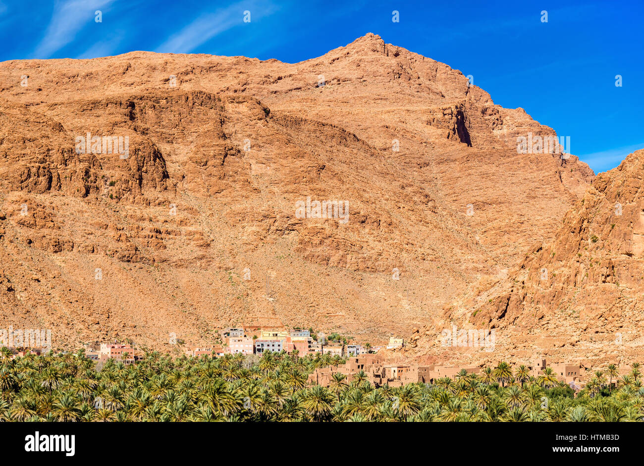 Oasis of the Todra River at Tinghir, Morocco Stock Photo - Alamy