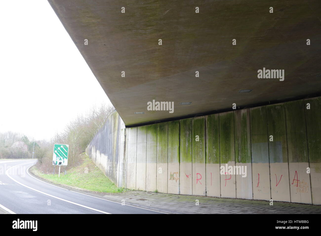 Underpass of a main road Stock Photo - Alamy