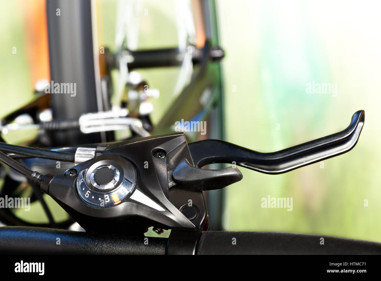 Detail Of Caliper Brakes And Suspension Fork Stock Photo - Alamy