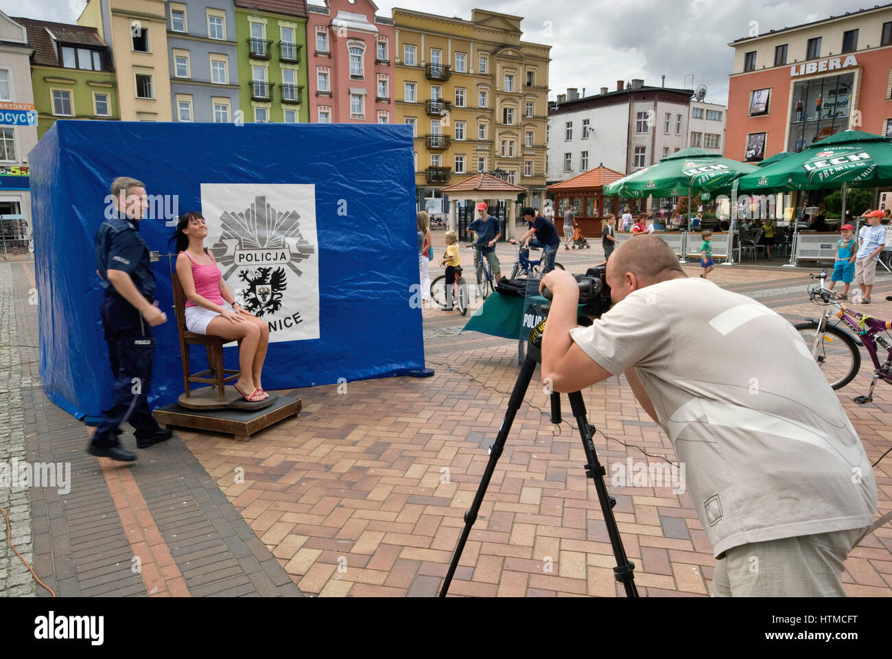 Taking pictures at Police Festival at Stary Rynek (Old Market Square ...