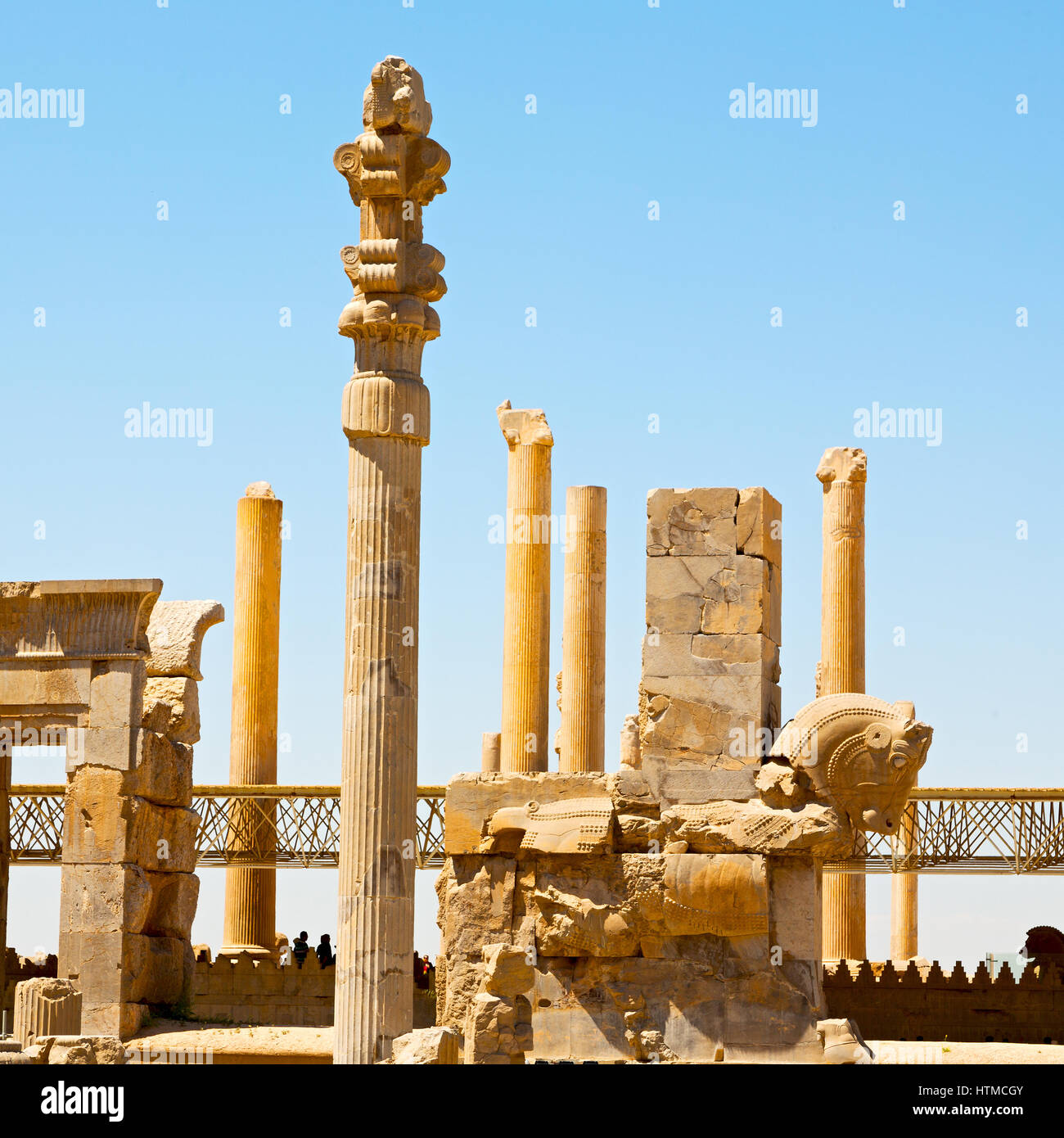 in iran persepolis the old ruins historical destination monuments and ...