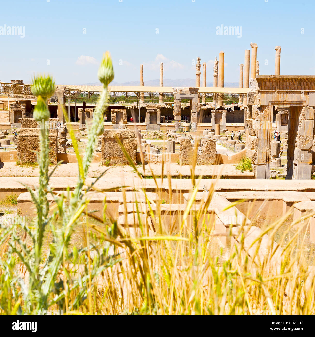 in iran persepolis the old ruins historical destination monuments and ...