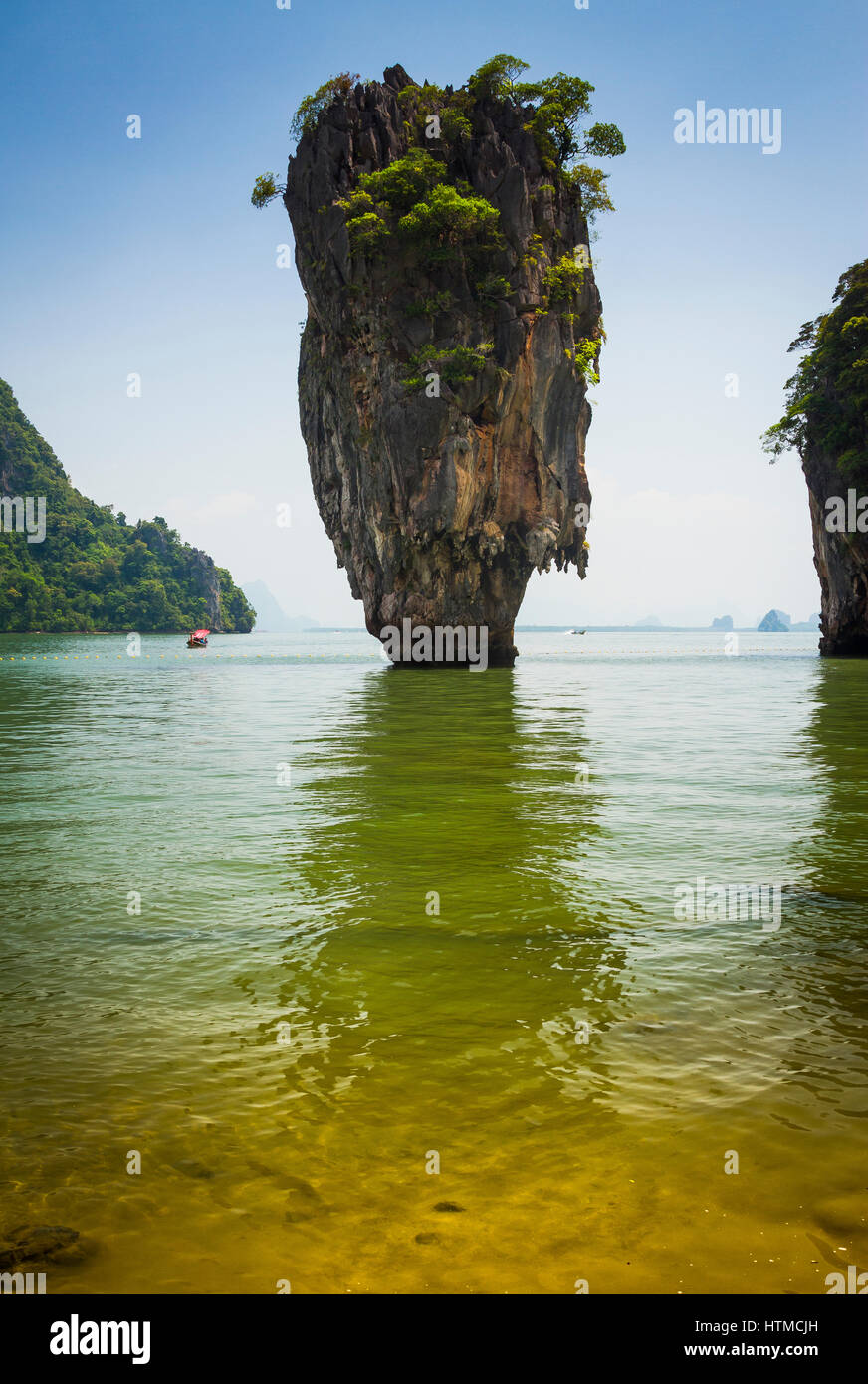 Ko Tapu or James Bond island. Phang Nga Bay. Phang Nga province ...