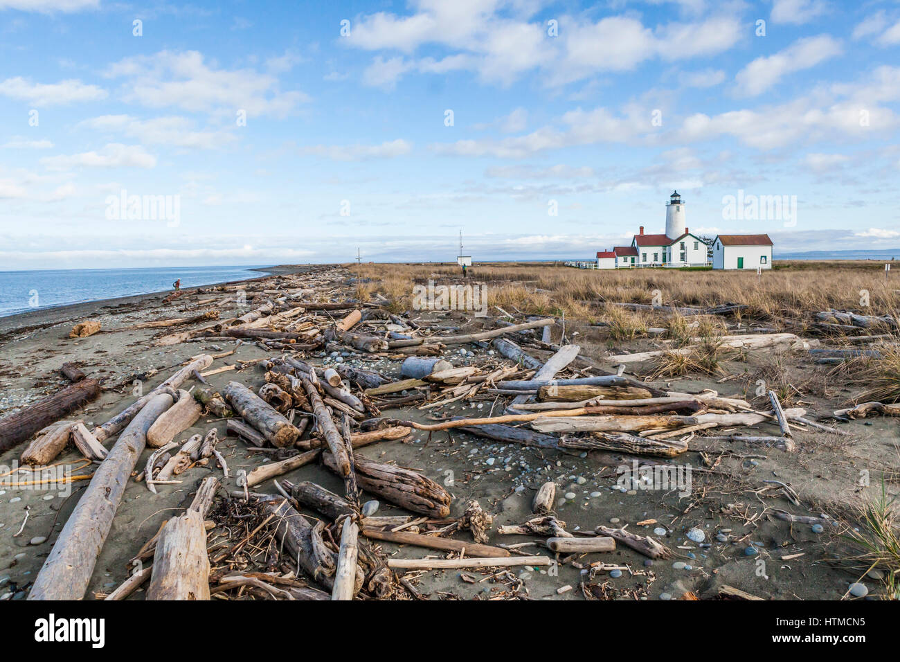 The Dungeness Lighthouse, Dungeness Spit State Park, Washington State ...