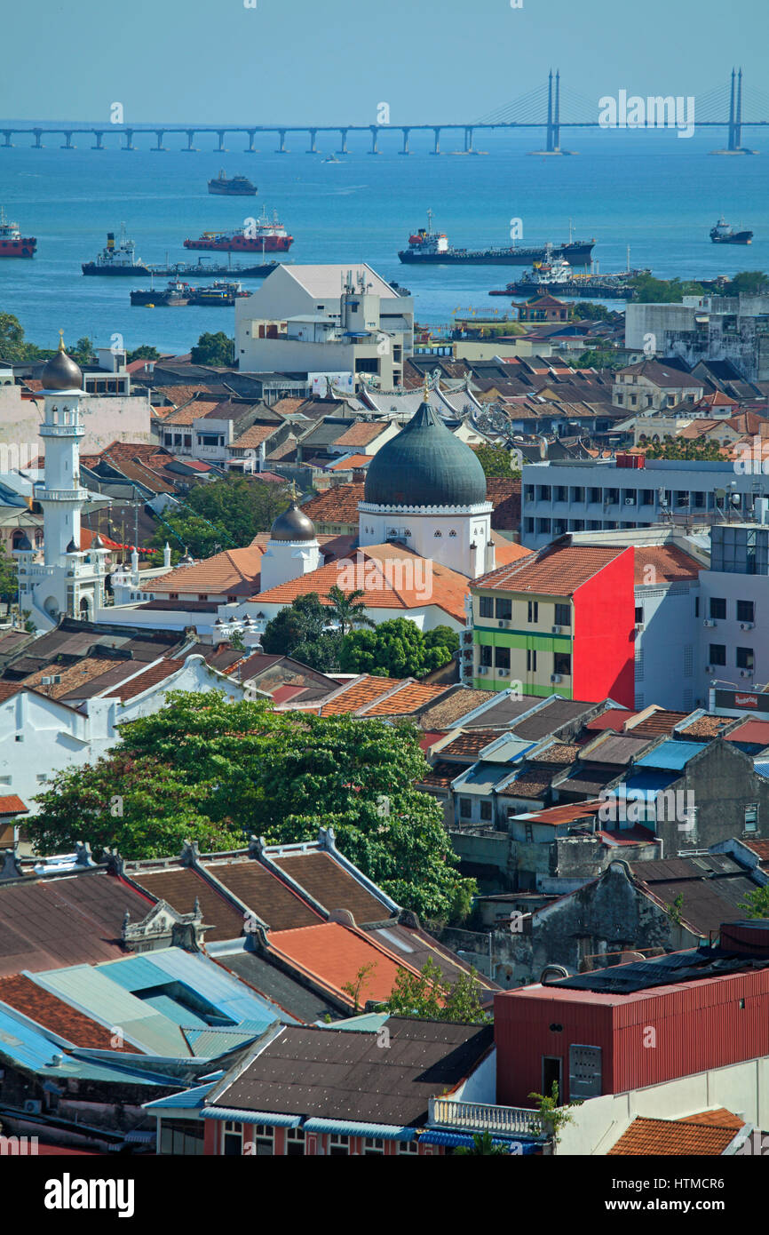 Malaysia, Penang, Georgetown, aerial view Stock Photo - Alamy