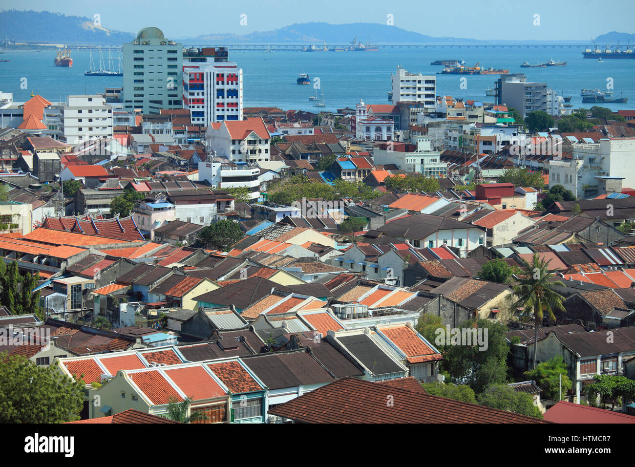 Georgetown penang aerial hi-res stock photography and images - Alamy