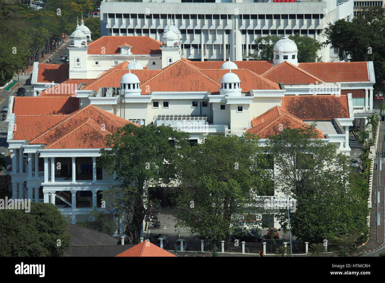 Malaysia, Penang, Georgetown, Supreme Court, aerial view Stock Photo - Alamy