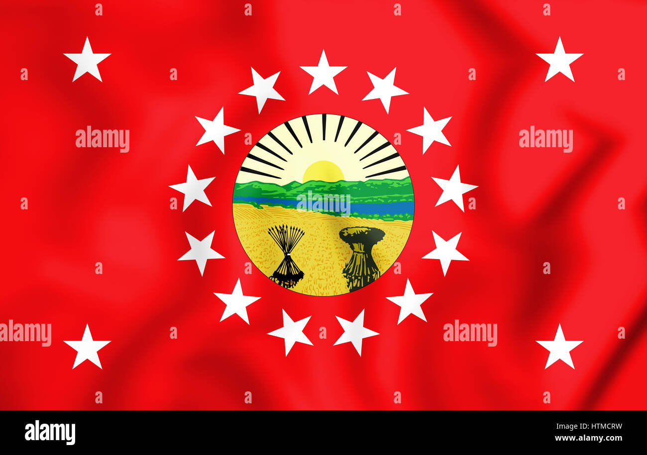 Standard of the Governor of Ohio, USA. 3D Illustration Stock Photo - Alamy