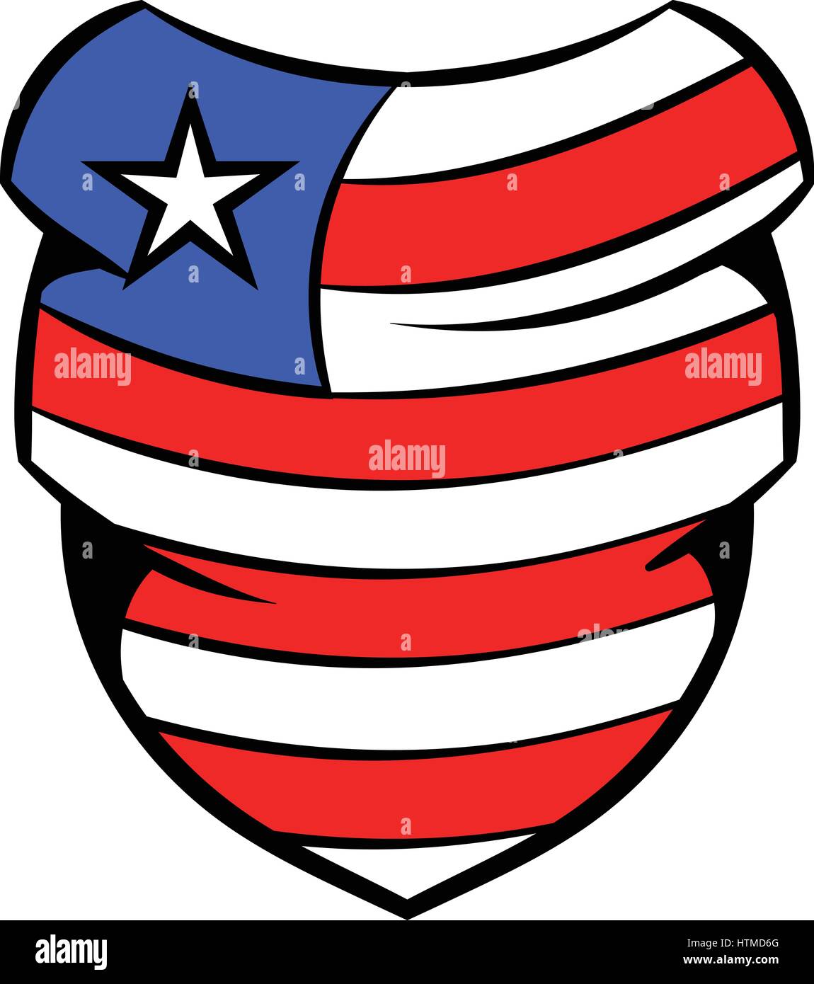 American flag neckerchief Stock Vector Images - Alamy