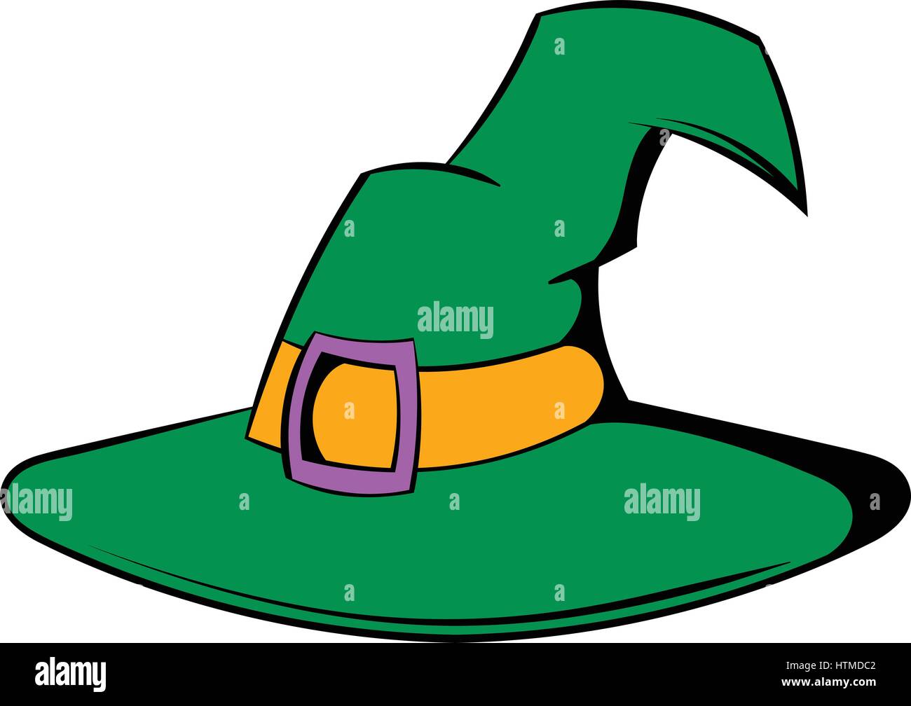 Witch hat icon cartoon Stock Vector Image & Art - Alamy
