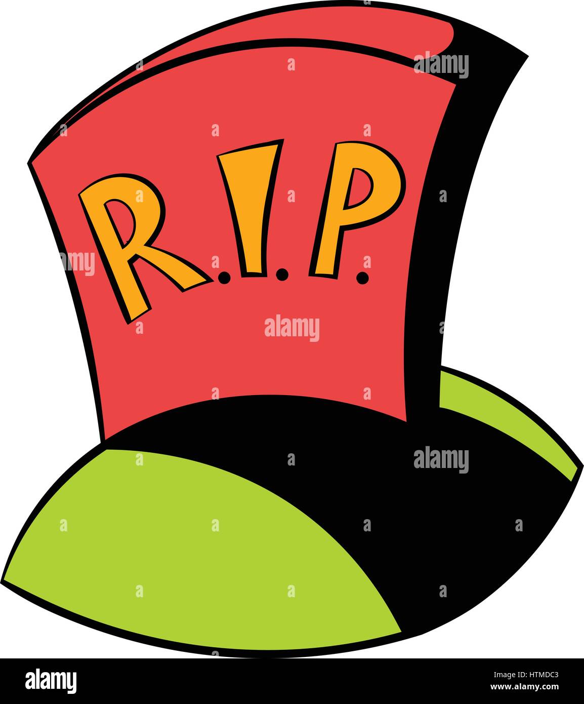 Tombstone RIP icon cartoon Stock Vector Image & Art - Alamy