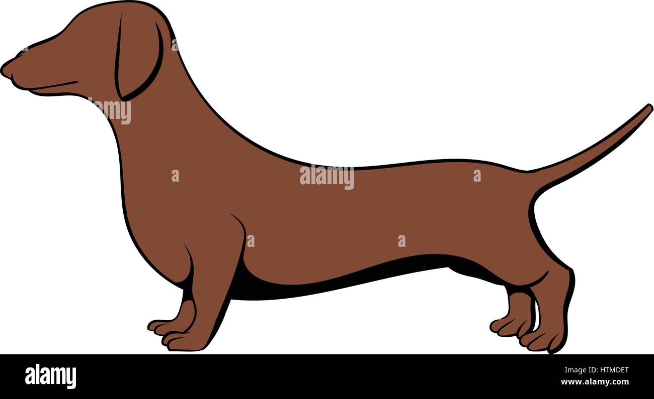 Dachshund icon cartoon Stock Vector Image & Art - Alamy
