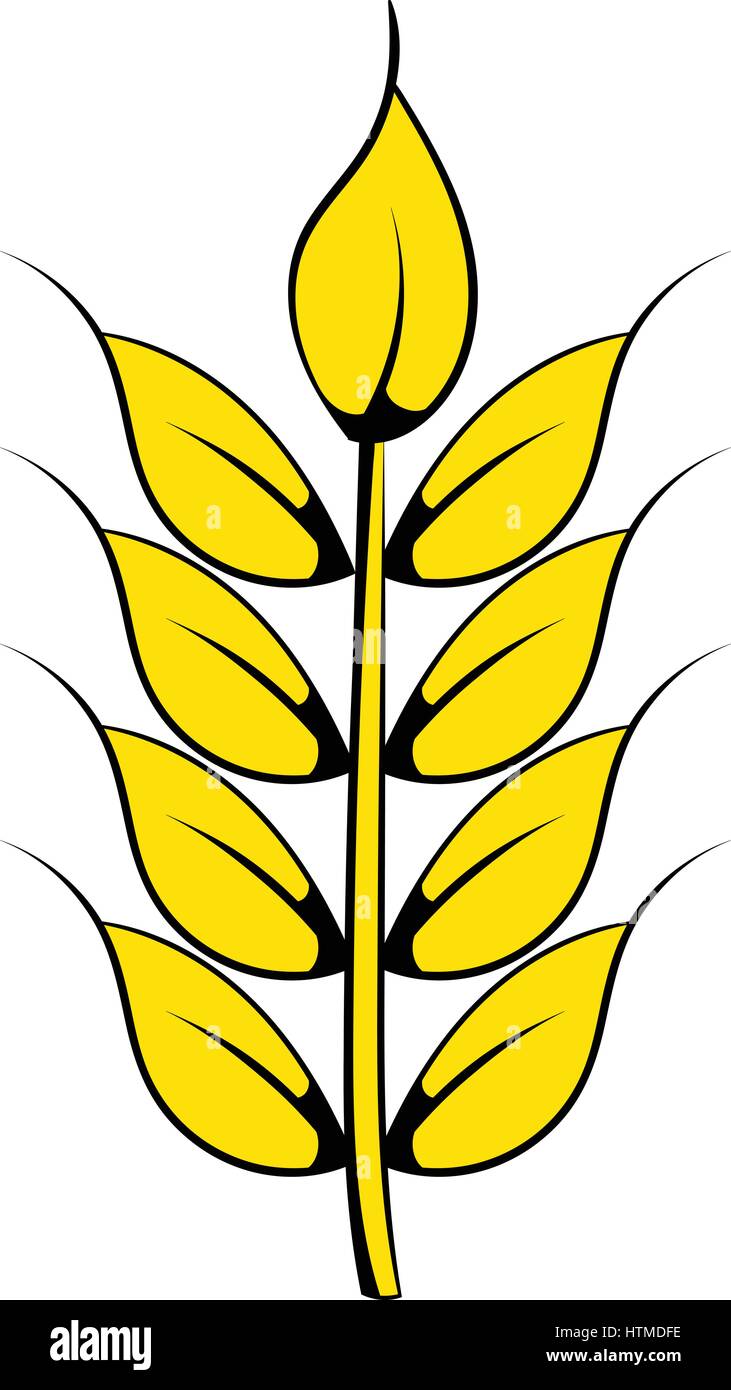 Ear of barley icon cartoon Stock Vector Image & Art - Alamy