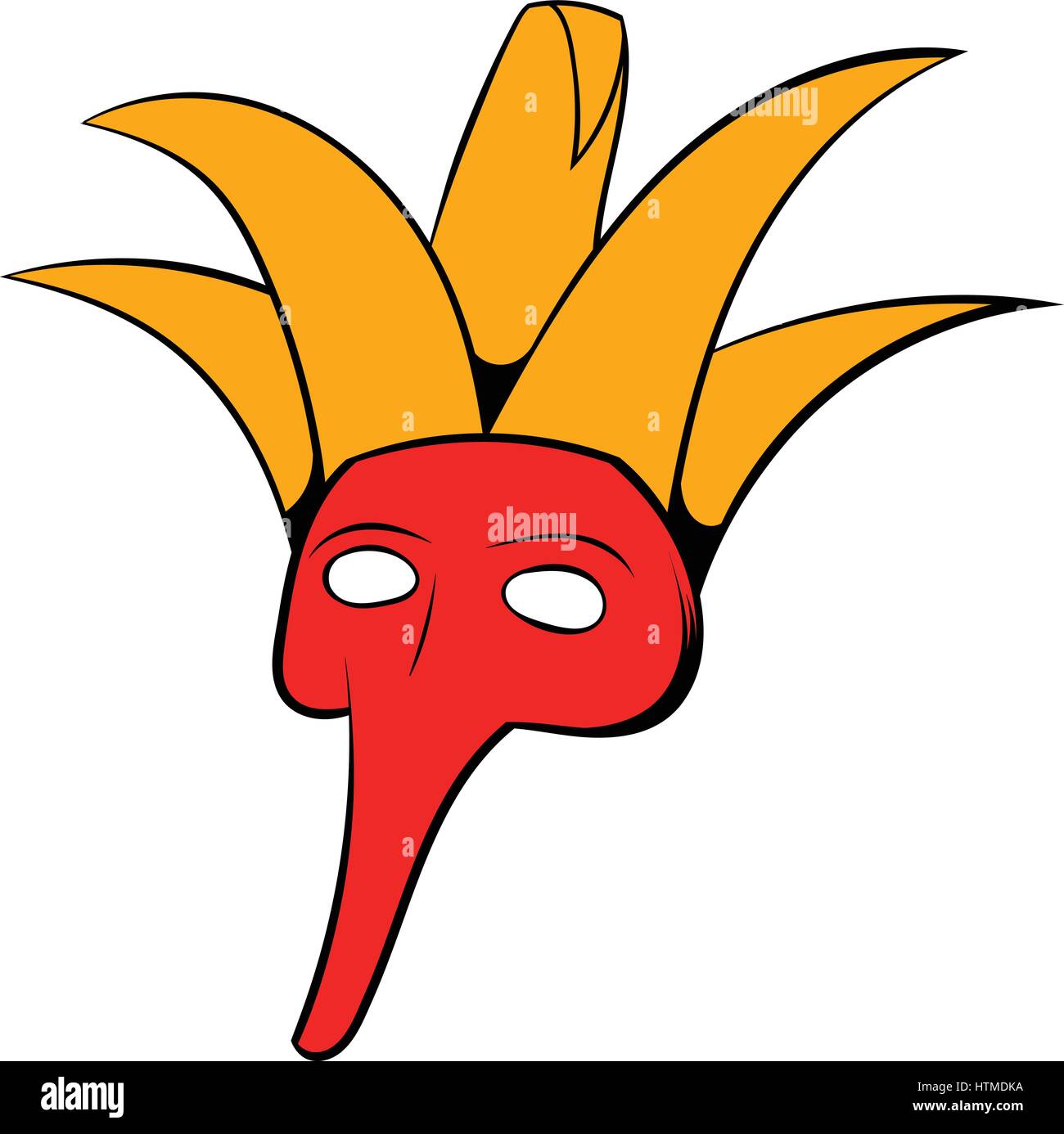 Carnival mask icon cartoon Stock Vector Image & Art - Alamy
