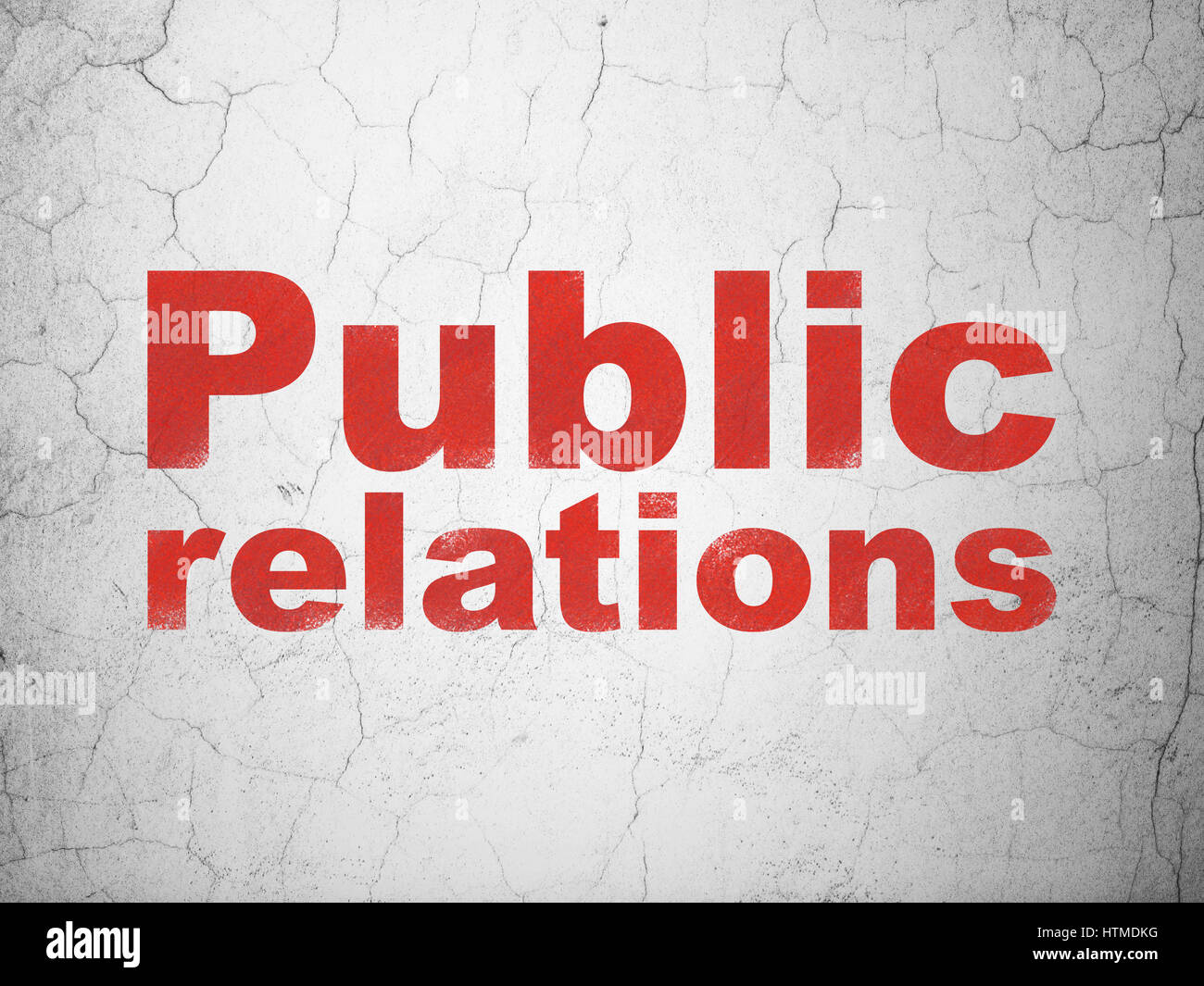 Advertising concept: Public Relations on wall background Stock Photo ...