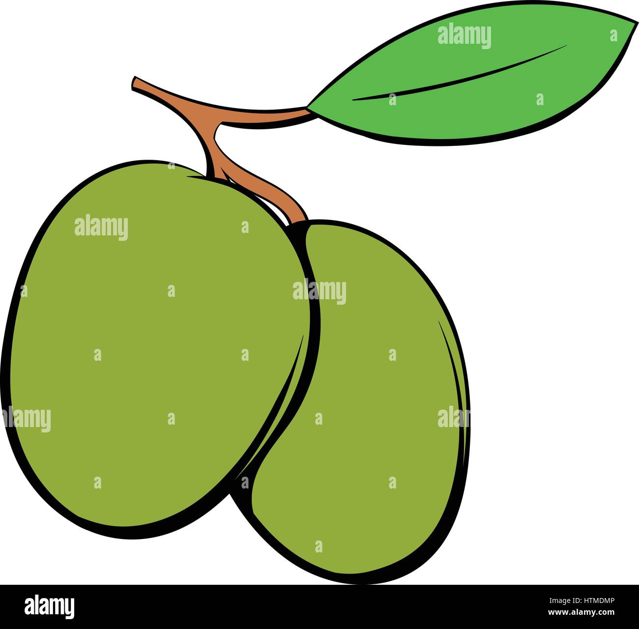 Two olives icon cartoon Stock Vector Image & Art - Alamy