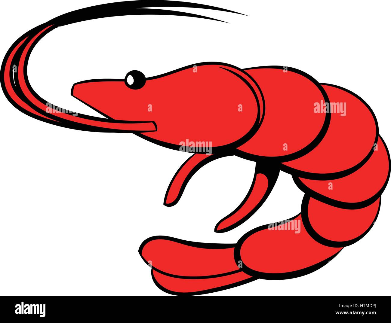 Shrimp icon cartoon Stock Vector Image & Art - Alamy