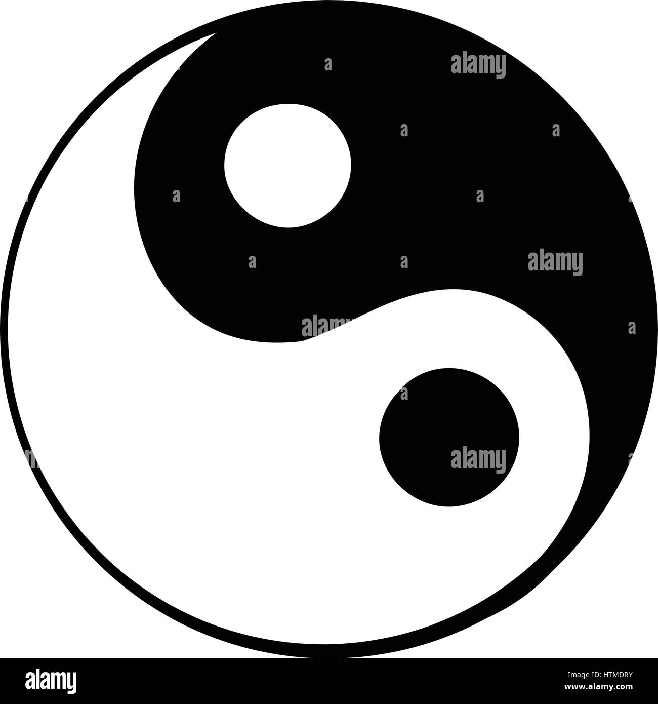 Ying yang icon cartoon Stock Vector Image & Art - Alamy