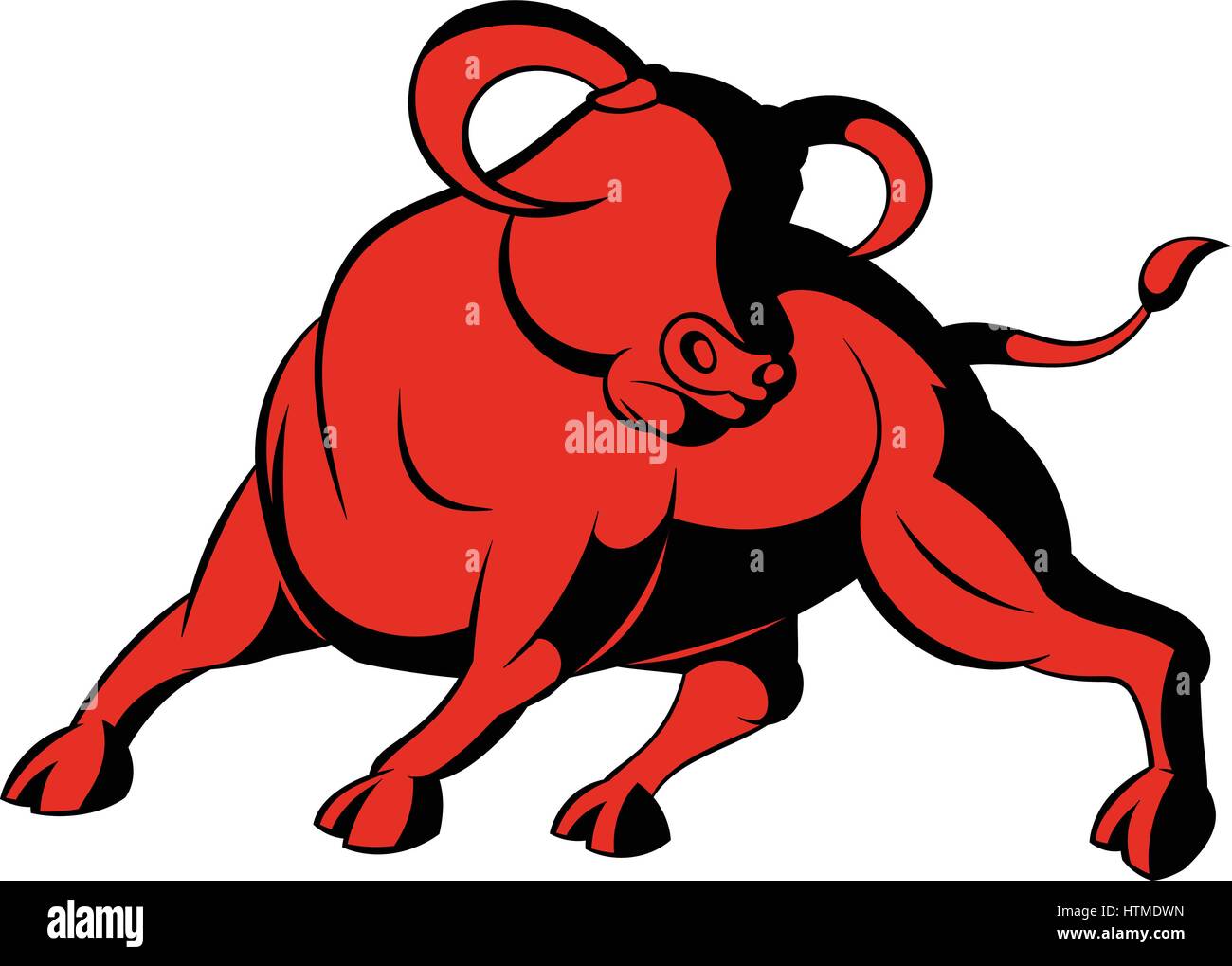 Cartoon Bull High Resolution Stock Photography and Images - Alamy