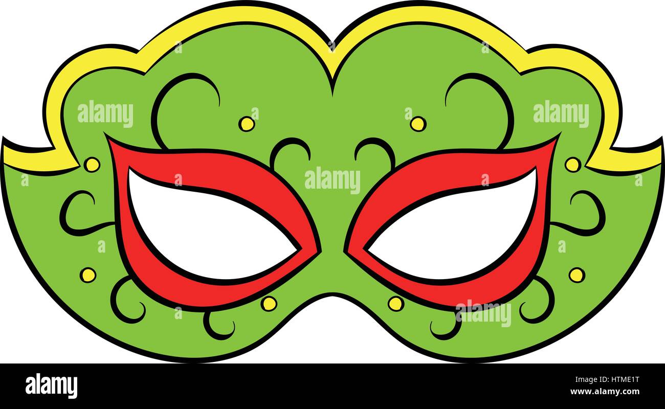 Carnival mask icon cartoon Stock Vector Image & Art - Alamy