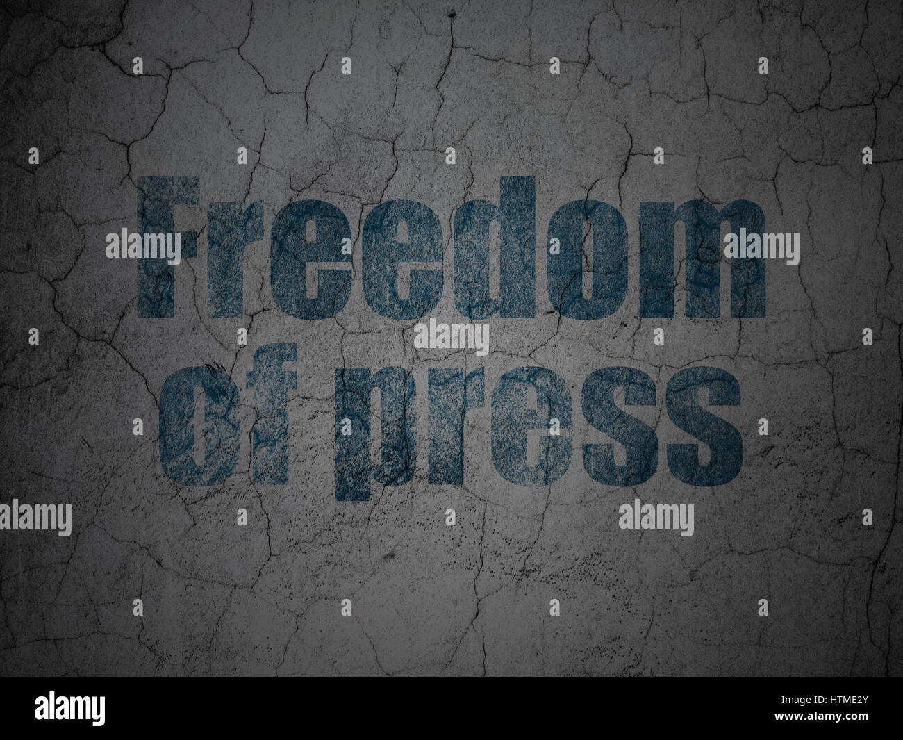 Political concept: Freedom Of Press on grunge wall background Stock ...