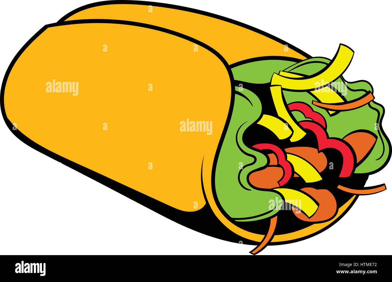 Closeup chicken sandwich onion Stock Vector Images - Alamy