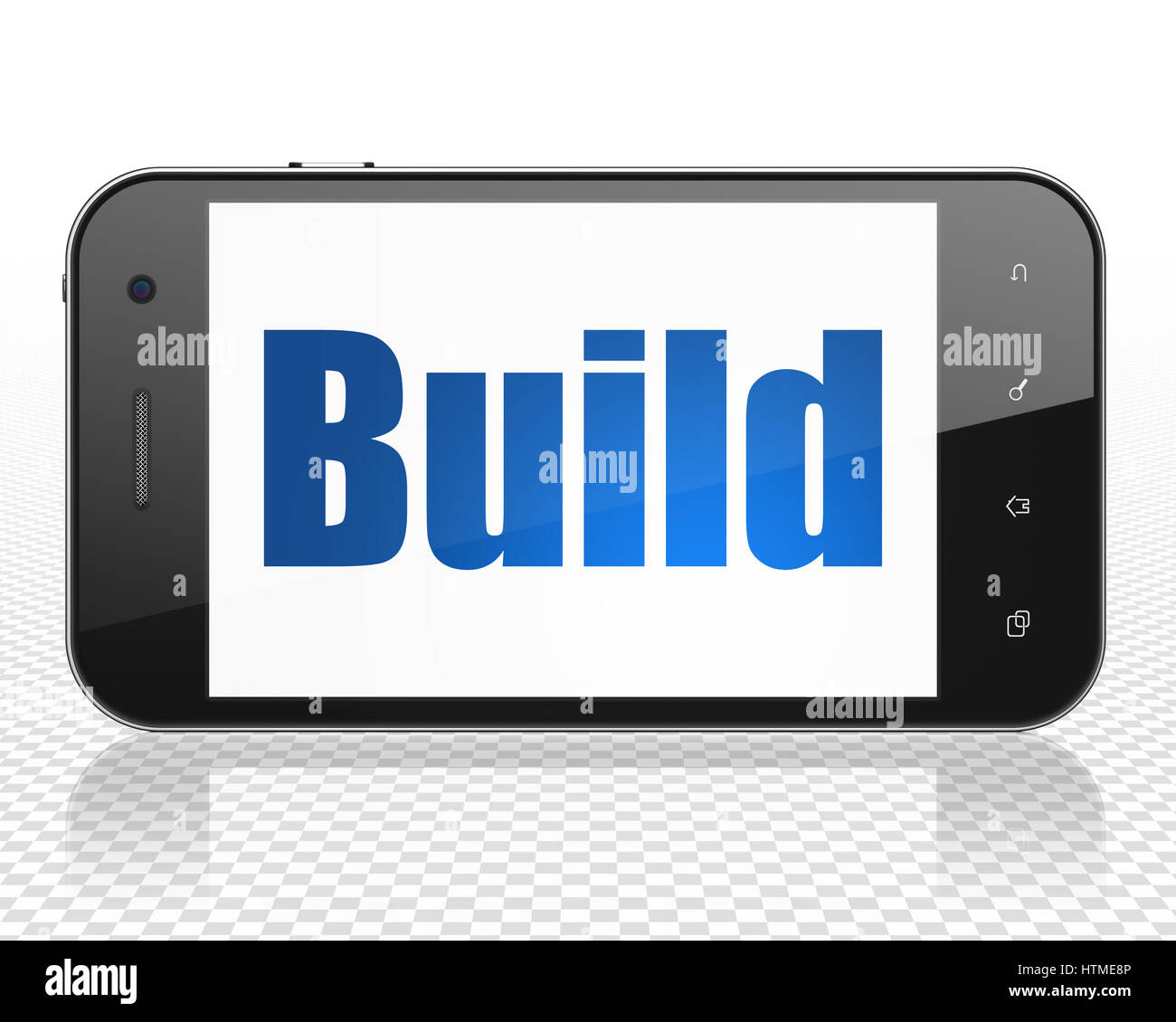 Construction concept smartphone blue hi-res stock photography and ...