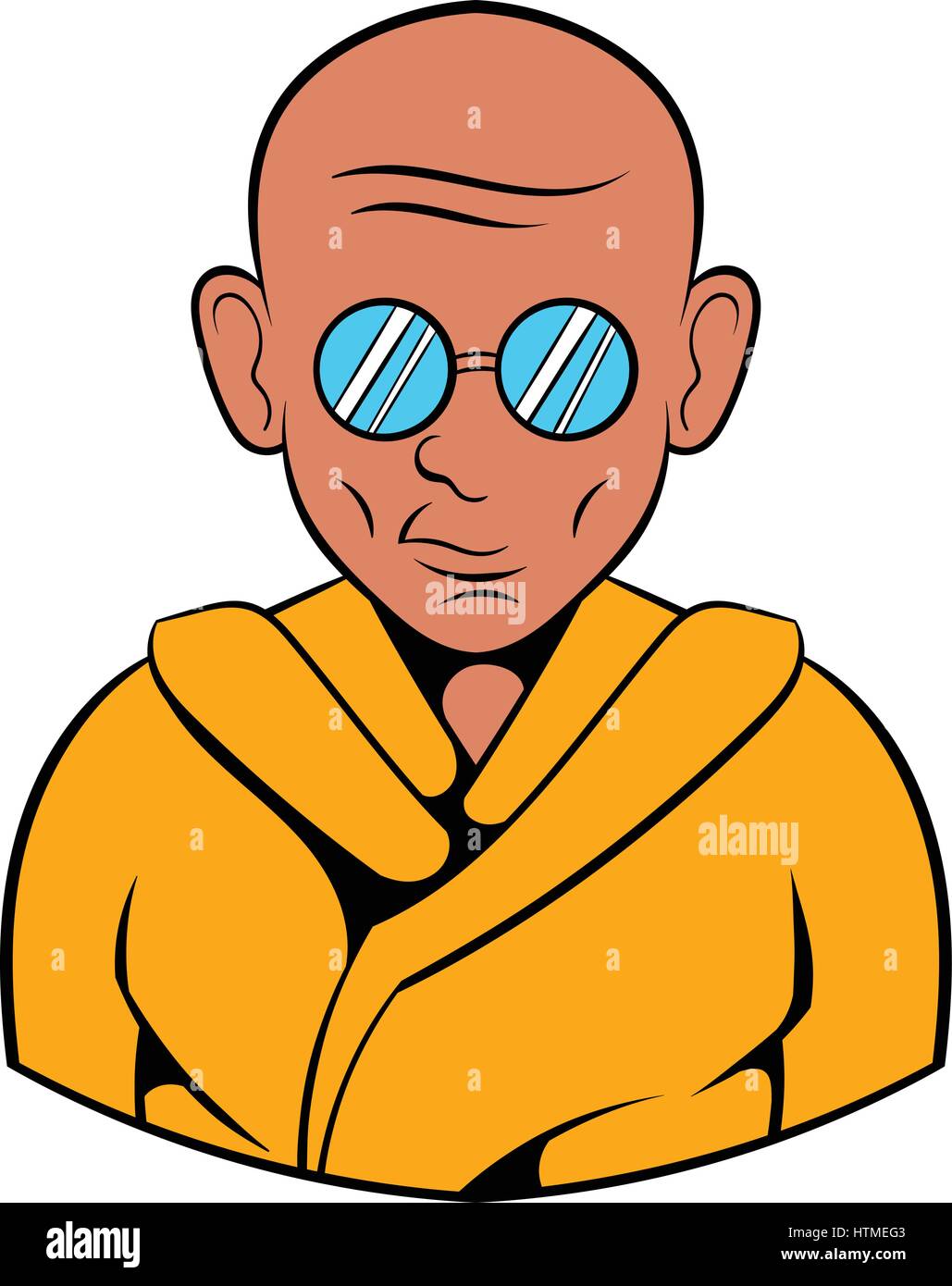 Indian buddhist monk Stock Vector Images - Alamy