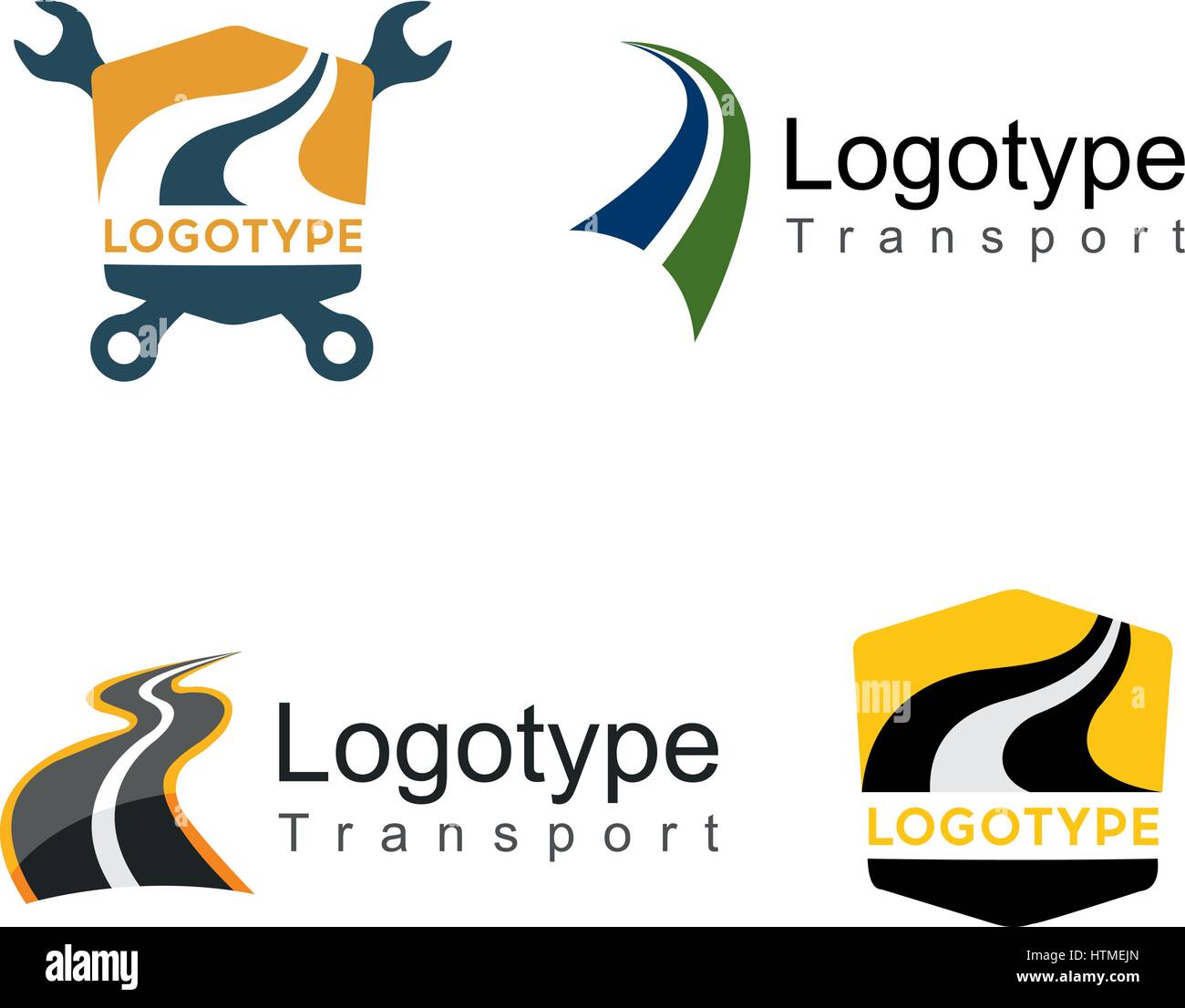 Logo road transportation hi-res stock photography and images - Alamy