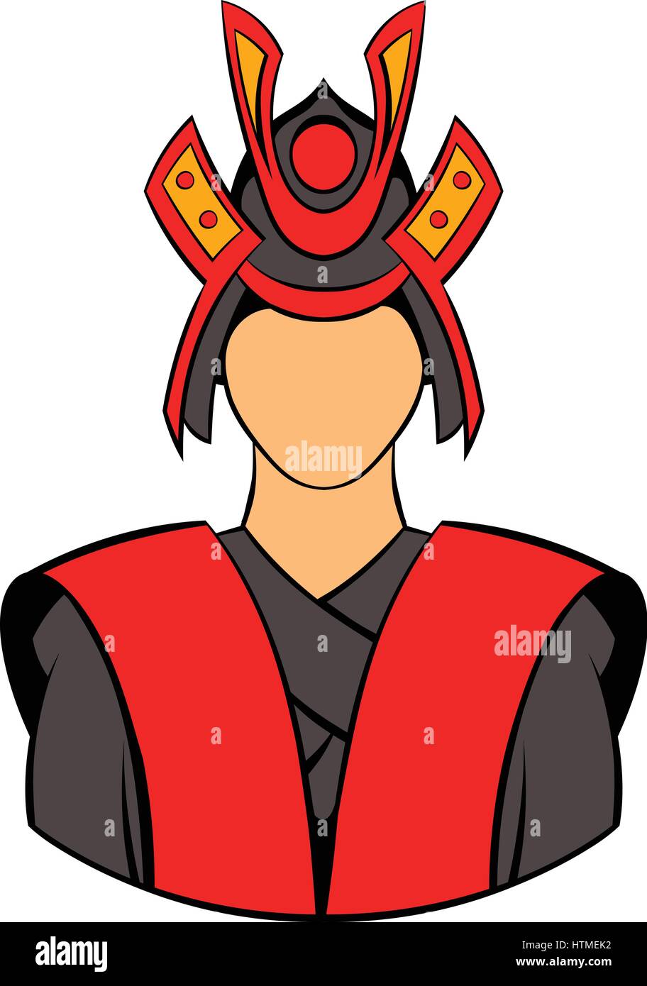 Samurai icon cartoon Stock Vector Image & Art - Alamy