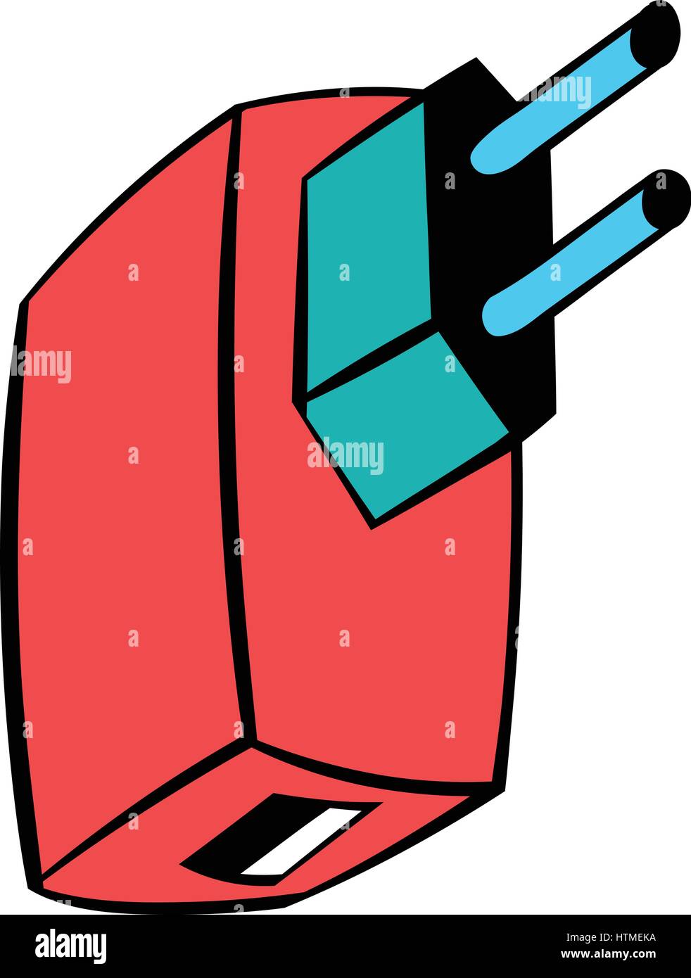 Electric power adapter icon cartoon Stock Vector Image & Art - Alamy