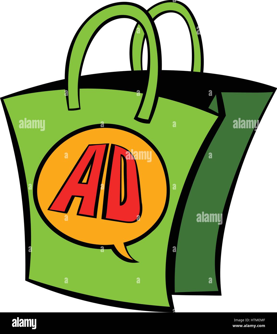 Cartoon paper bag hi-res stock photography and images - Alamy