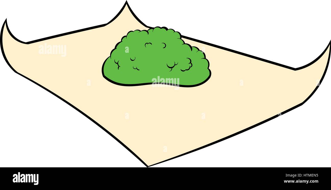 Marijuana on rolling paper icon cartoon Stock Vector Image & Art - Alamy