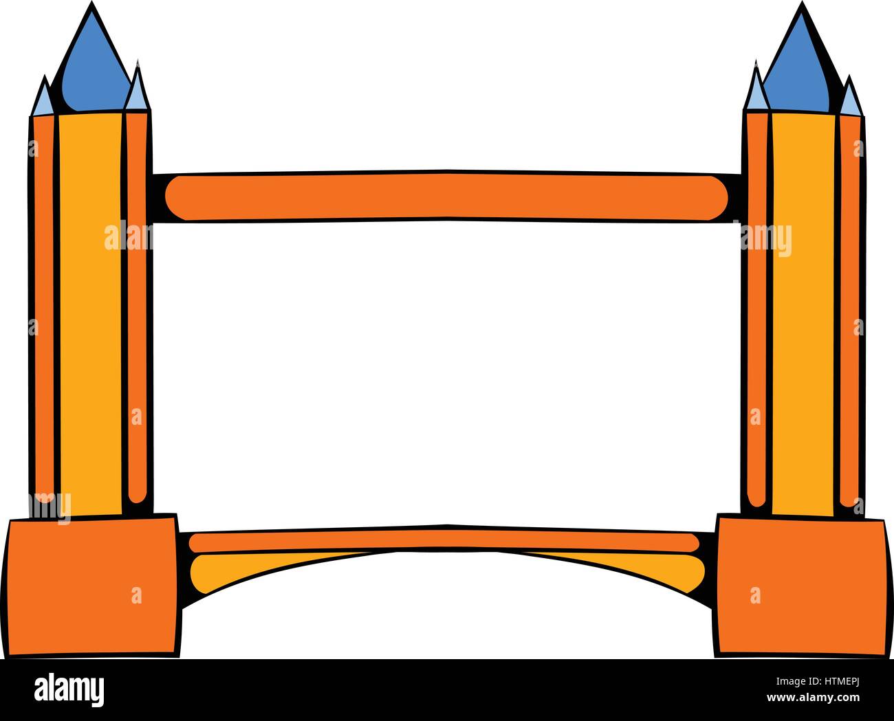 Tower Bridge in London icon cartoon Stock Vector Image & Art - Alamy