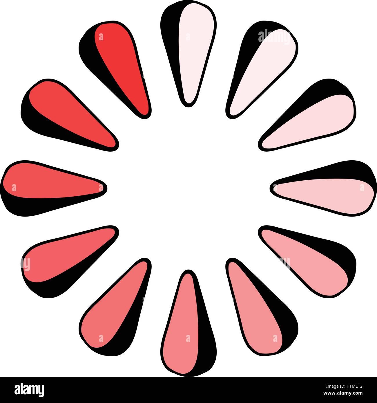 Loading process circular icon cartoon Stock Vector Image & Art - Alamy