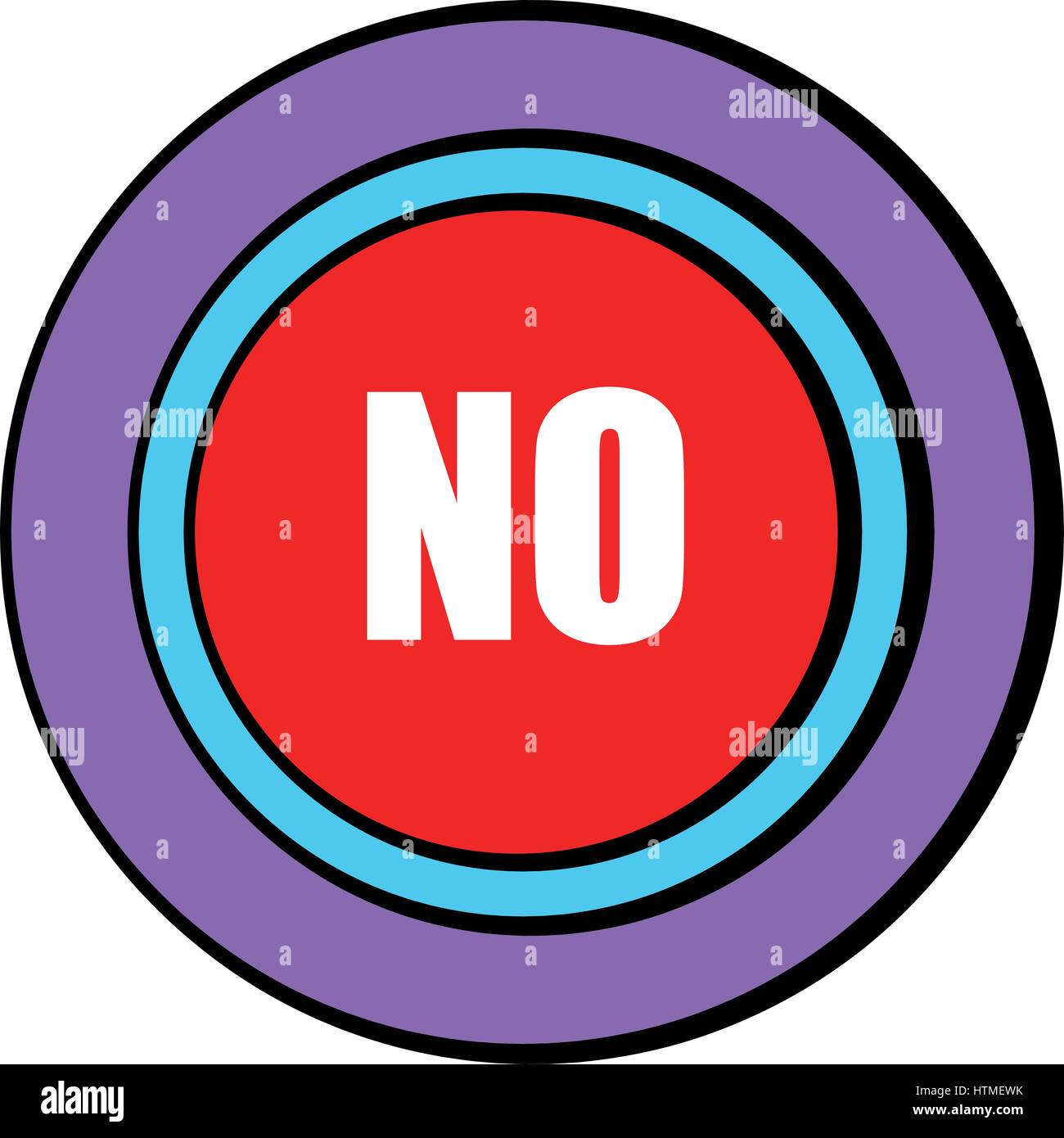 No red button icon cartoon Stock Vector Image & Art - Alamy
