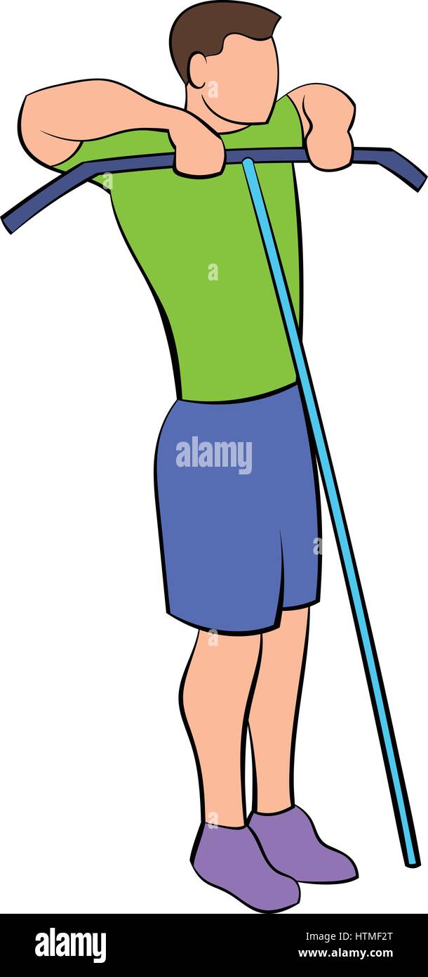 Young athlete exercising on Stock Vector Images - Alamy