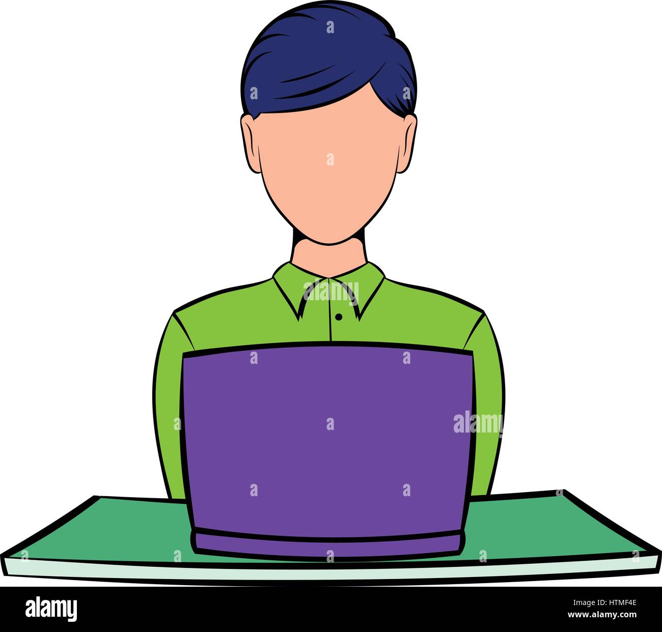 Businesswoman using laptop icon cartoon Stock Vector Image & Art - Alamy Businesswoman using laptop icon cartoon Stock Vector Image & Art - Alamy