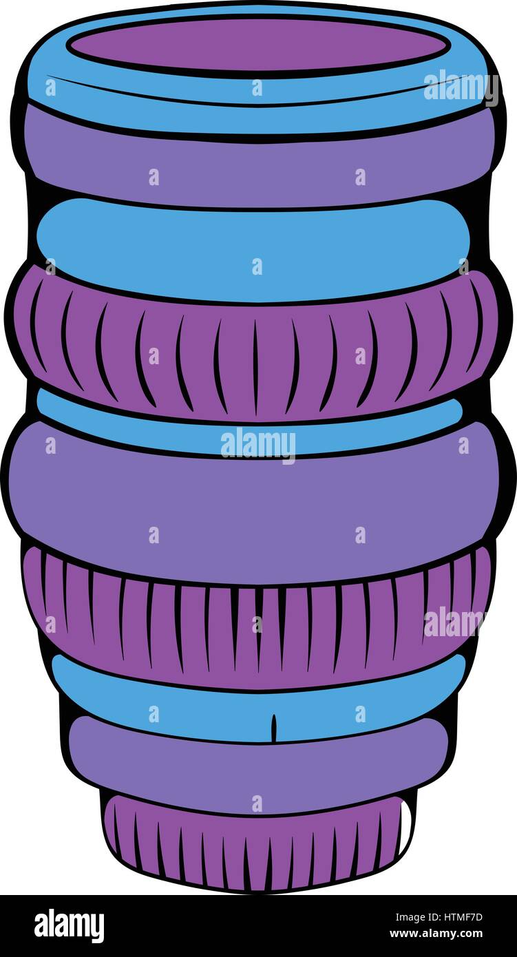 Interchangeable lens for camera icon cartoon Stock Vector Image & Art ...