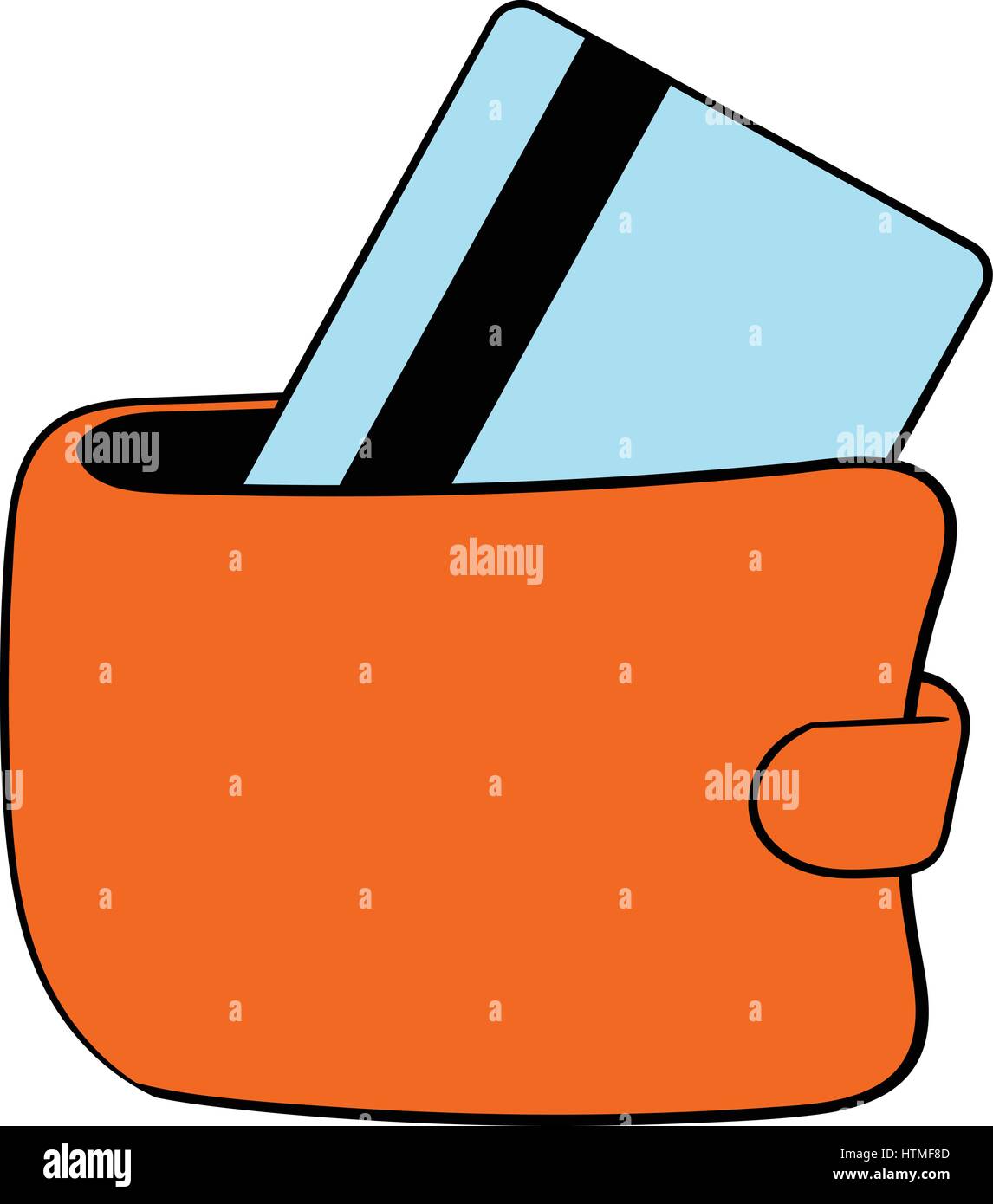 Wallet icon cartoon style Stock Vector Images - Alamy