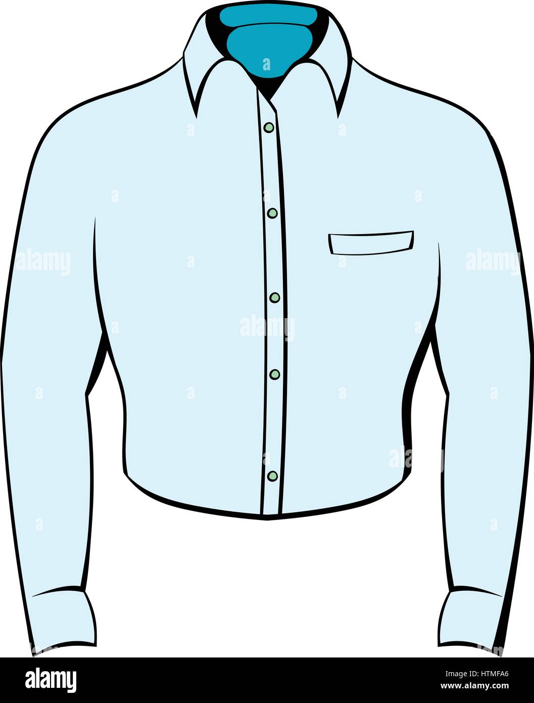 Mens shirt icon cartoon Stock Vector Image & Art - Alamy