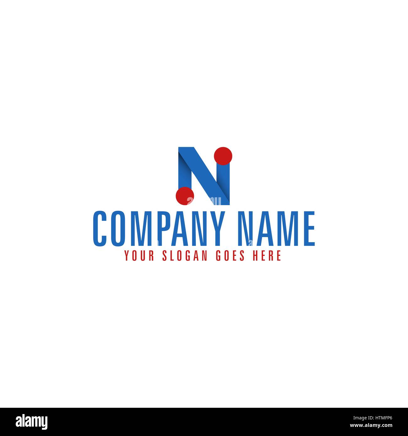 Letter N Logo Stock Vector Image & Art - Alamy