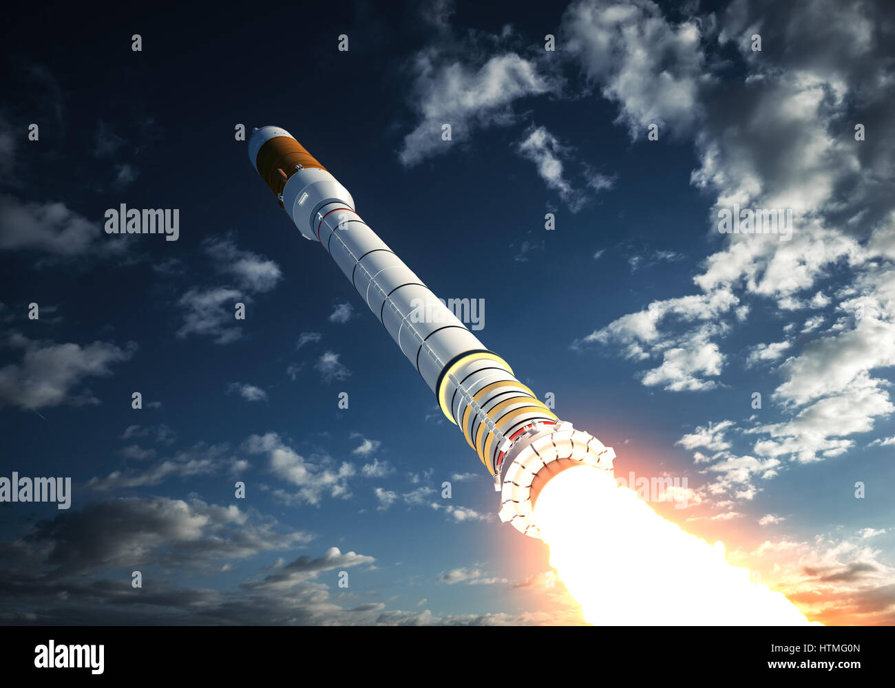 Spacecraft in the clouds hi-res stock photography and images - Alamy