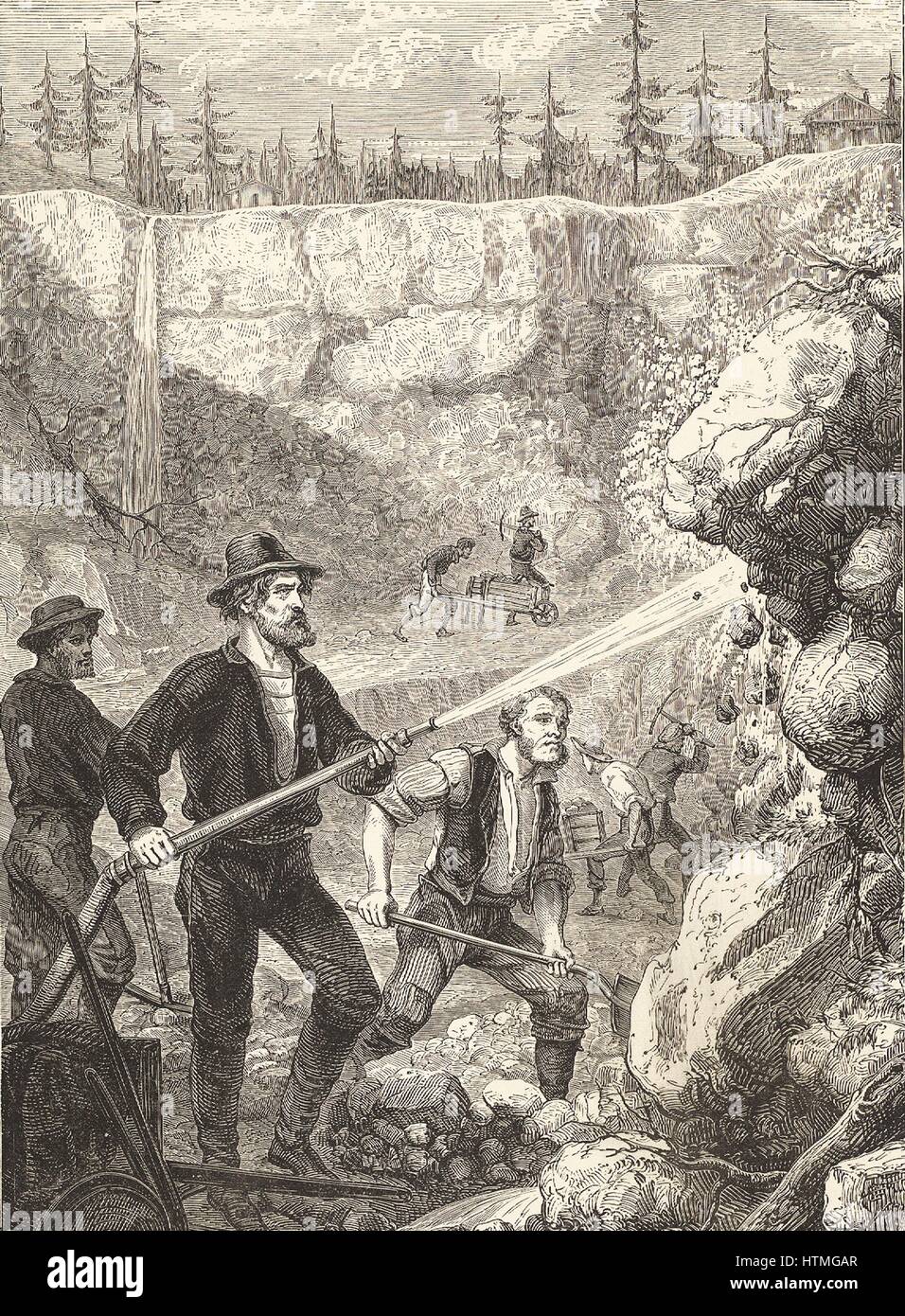 Nineteenth century mining, usa hi-res stock photography and images - Alamy