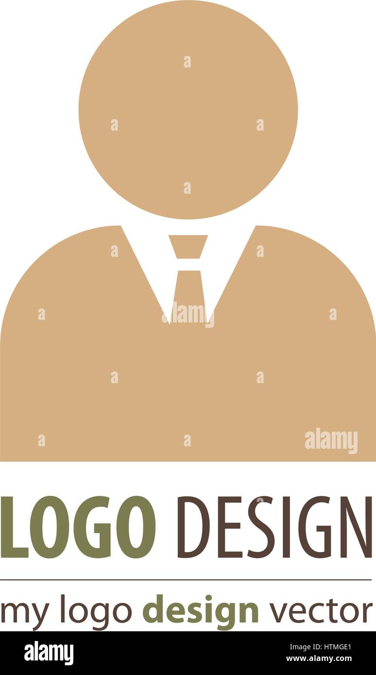 business avatar logo brown color Stock Vector Image & Art - Alamy