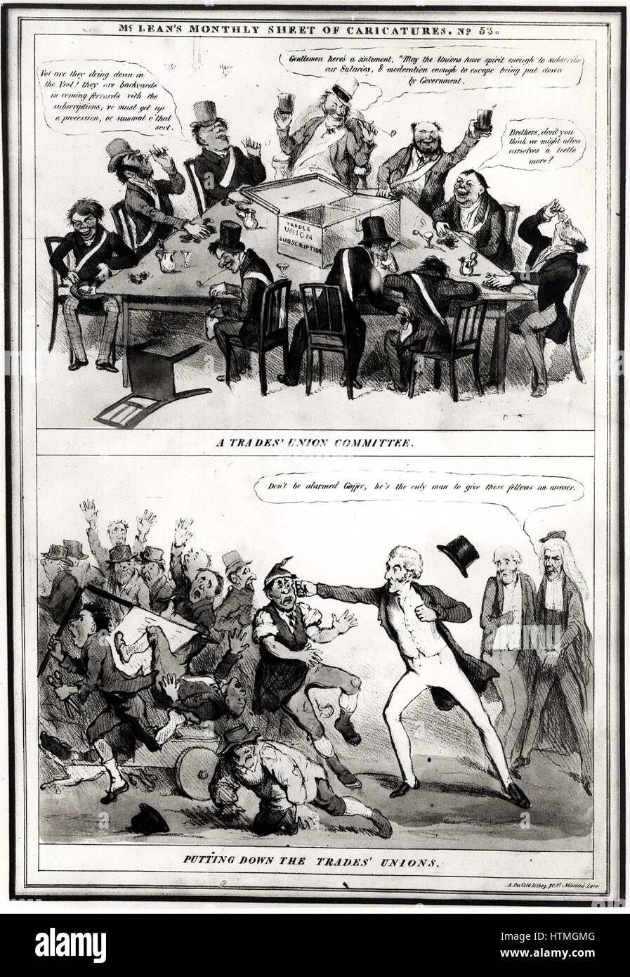 Nineteenth century cartoon hi-res stock photography and images - Alamy